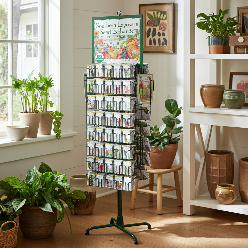 Retail Display Wire Spinner Rack – Southern Exposure Seed Exchange ...