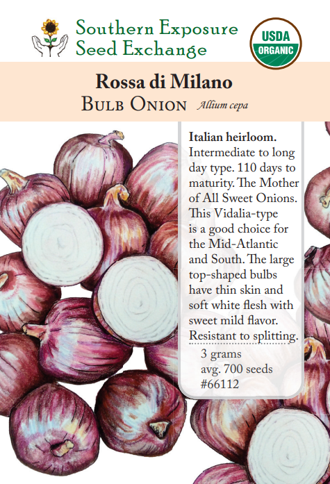 66112 - Rossa di Milano – Southern Exposure Seed Exchange - Wholesale
